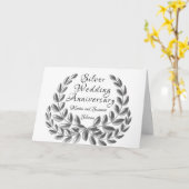 Silver Wedding Anniversary Card | Zazzle