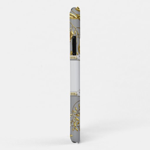 Silver White Gold Diamond Jewel Image Case-Mate iPhone Case | Zazzle