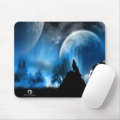 Silver Wolf Designs MousePad | Zazzle