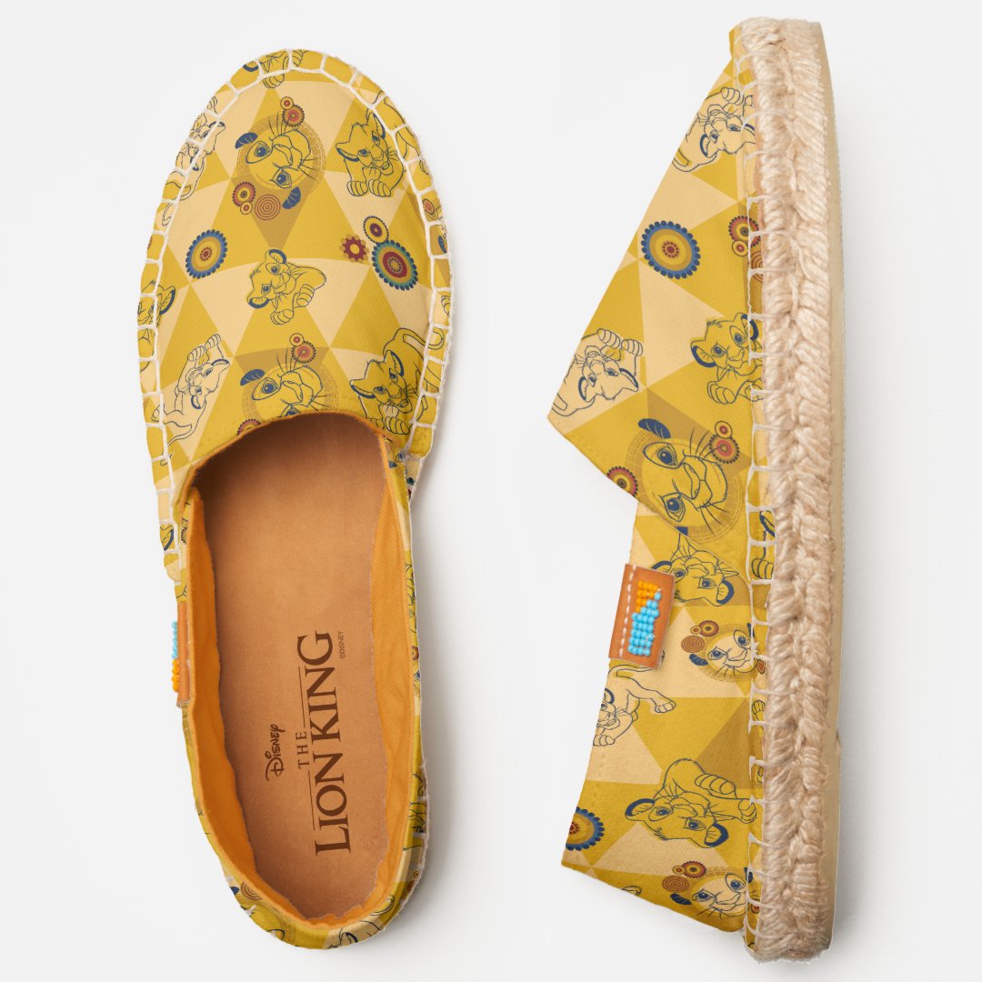 Simba Golden Triangle Pattern Espadrilles | Zazzle