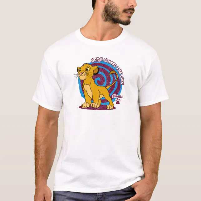 Simba Stands Proud Disney T-Shirt | Zazzle