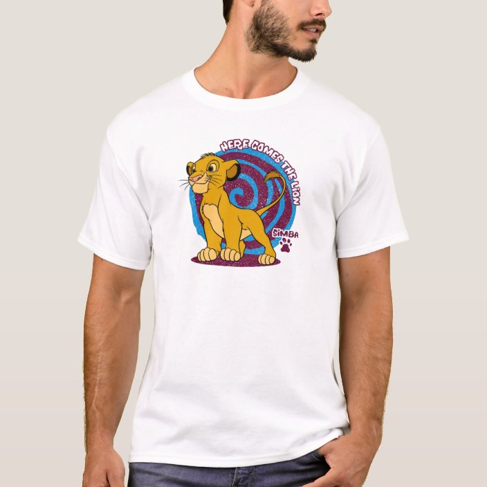Simba Stands Proud Disney T-Shirt | Zazzle.com