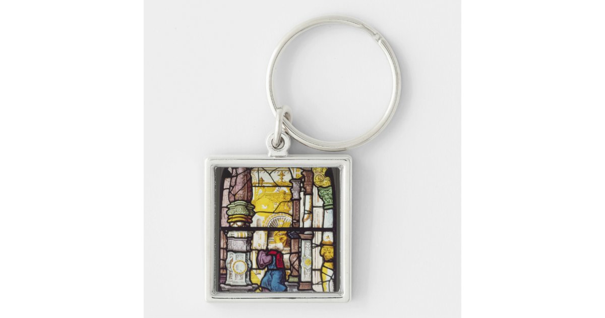 Simon in the Temple beholding the Holy Spirit Keychain | Zazzle