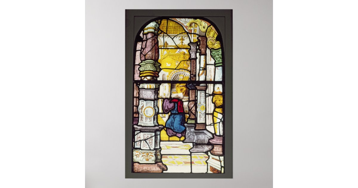 Simon in the Temple beholding the Holy Spirit Poster | Zazzle