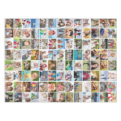 Simple 104 Photo Collage Tablecloth | Zazzle
