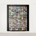Simple 130 Square Photo Collage Personalized Tapestry | Zazzle