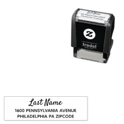 Simple 1 self-inking stamp | Zazzle