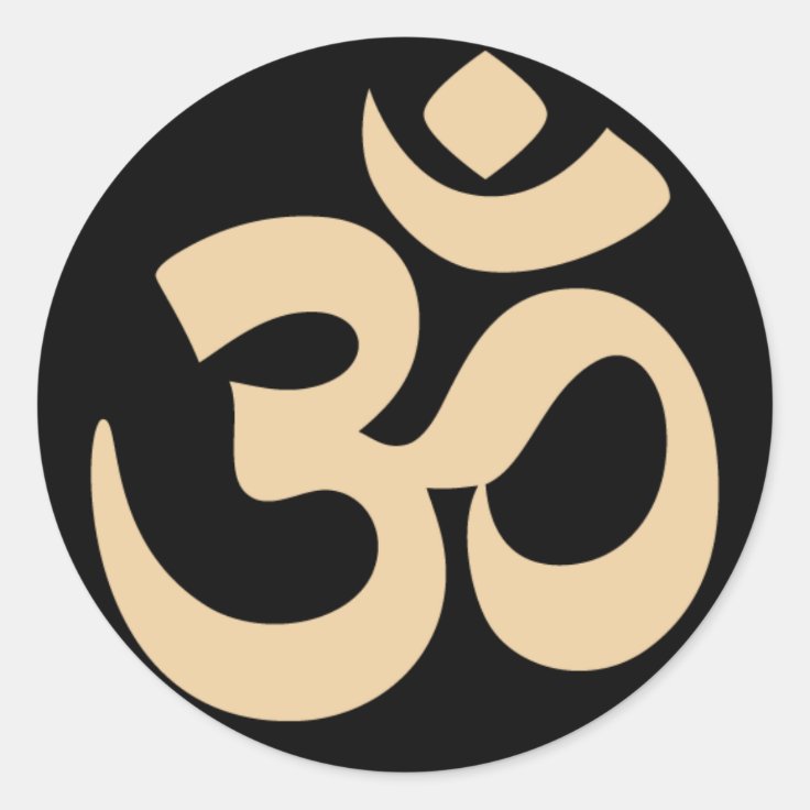 Simple 3rd Eye Symbol Classic Round Sticker | Zazzle