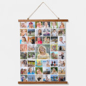 Simple 45 Photo Collage Personalized Custom Hanging Tapestry | Zazzle