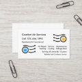 Simple Air Conditioning Business Cards | Zazzle