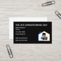 Simple Air Conditioning Service Businesscards Business Card | Zazzle