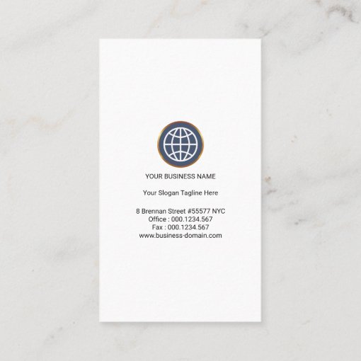 Simple Alphabet-G Global Circle Import Export Business Card | Zazzle