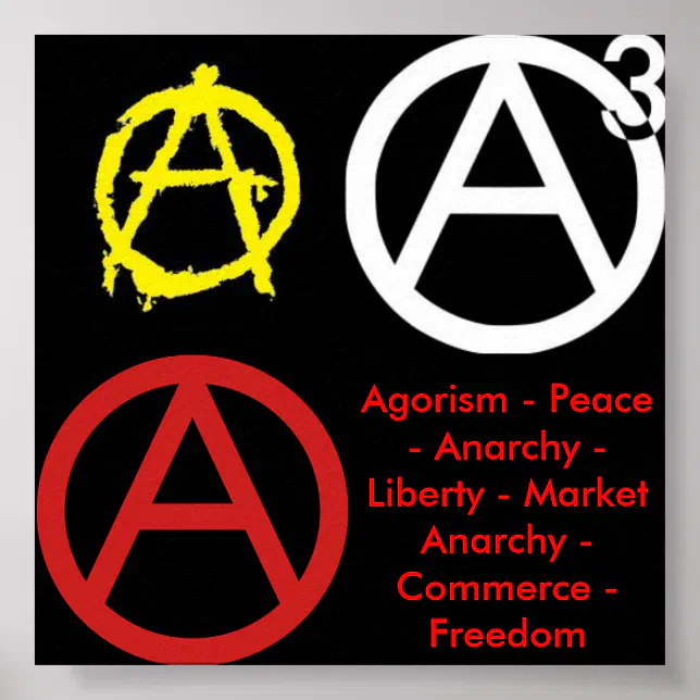 Simple Anarchy Poster | Zazzle
