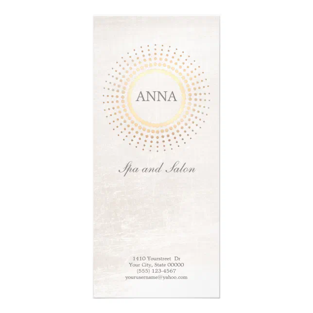 Simple and Elegant Hair Salon and Spa Menu | Zazzle