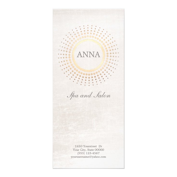 Simple and Elegant Hair Salon and Spa Menu | Zazzle