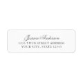 Simple and Elegant Text Label | Zazzle