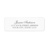 Simple and Elegant Text Label | Zazzle