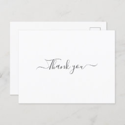 Simple and Minimal Thank You Card | Zazzle