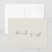 Simple and Minimal Thank You Card | Zazzle