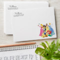 Simple and Modern Disney Princess Birthday Envelope | Zazzle