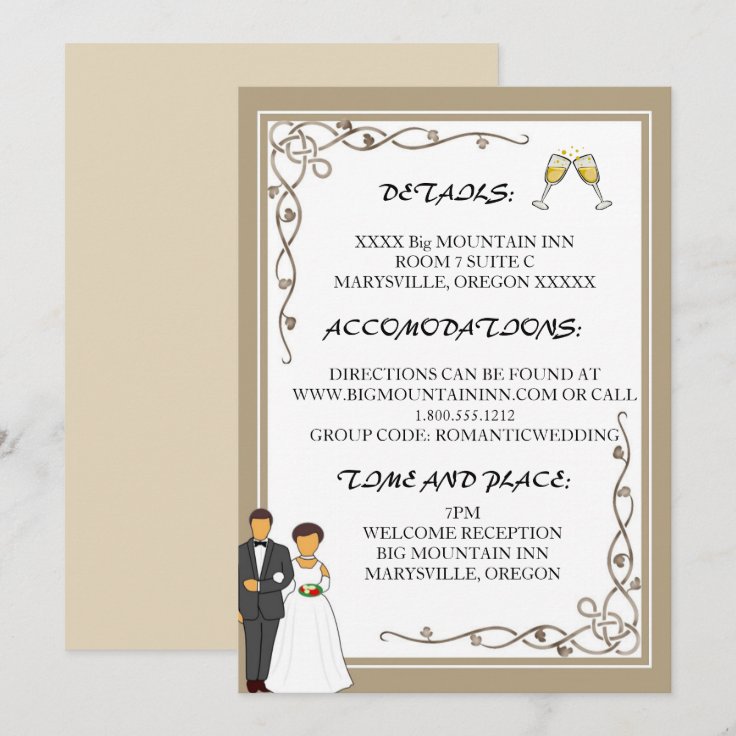 Simple and Romantic Wedding Invitation | Zazzle