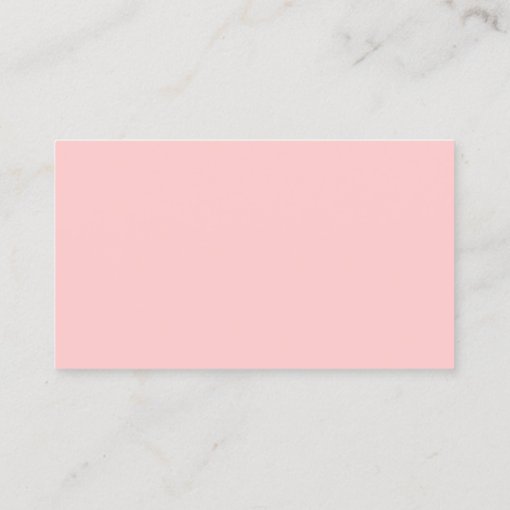 Simple Apple School Teacher Pink Business Card | Zazzle