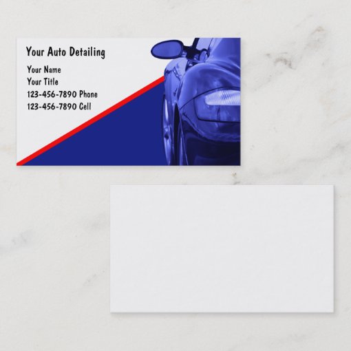 Simple Automotive Business Cards | Zazzle