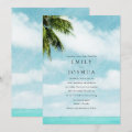 Simple Beach Wedding Invitation | Zazzle