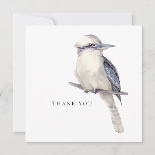 Simple Bird Funeral Thank You Custom Message Invitation | Zazzle