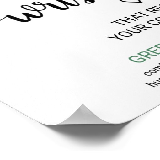 Simple Black Calligraphy Wedding Wristband Sign | Zazzle