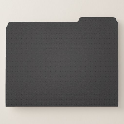Simple Black Faux Leather File Folder | Zazzle