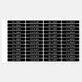 Simple Black Personalized School Kids Clothing Labels | Zazzle