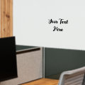 Simple Black Script Your Text Here Template Wall Decal | Zazzle