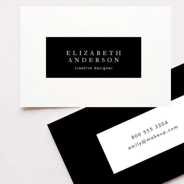 Simple Black & White Modern Lawyer Letterhead Business Card | Zazzle