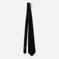 Simple Black White PRIEST PASTOR CLERGY Custom Neck Tie | Zazzle
