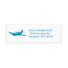 Jet Airplane Address Label | Zazzle.com