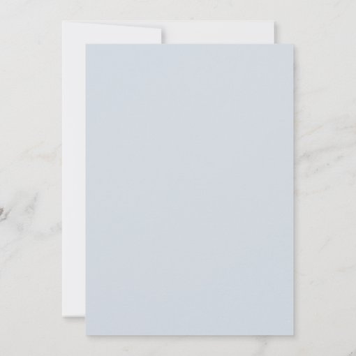 Simple Blue Baby Shower Invitation | Zazzle