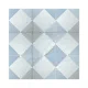 Simple Blue Diamond Square Geometric Pattern Ceramic Tile | Zazzle