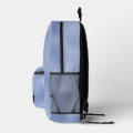 Simple Blue Gradient and Monogram Initials Letters Printed Backpack ...