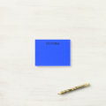 Simple Blue Post-it Notes | Zazzle