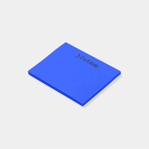Simple Blue Post-it Notes | Zazzle