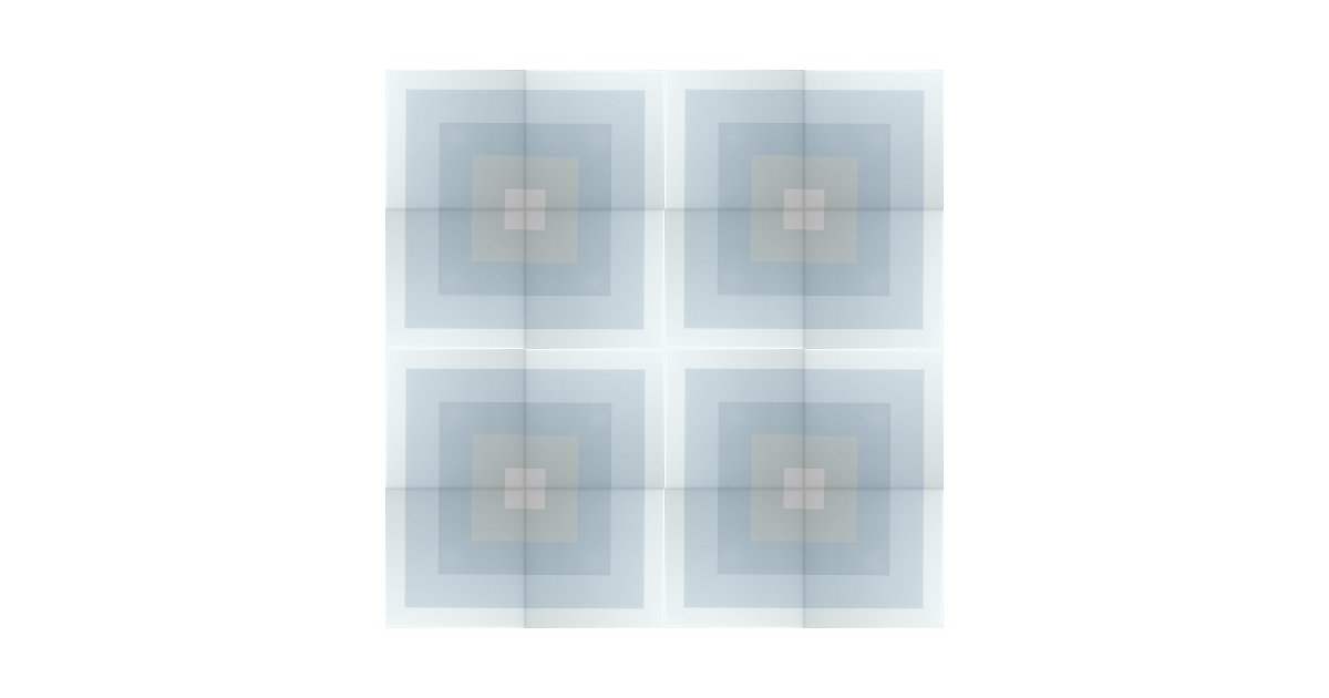 Simple Blue Shades Quarter Square Shape Design Ceramic Tile | Zazzle
