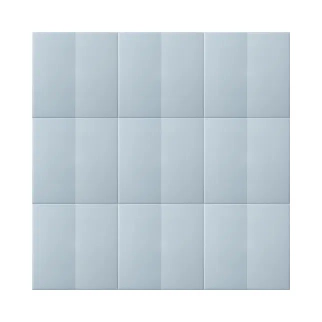 Simple Blue Two Tone Rectangle Design Ceramic Tile | Zazzle