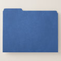 Simple Blue Vintage Faux Leather File Folder | Zazzle