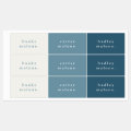 Simple Blue Waterproof Name Labels | Zazzle