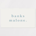 Simple Blue Waterproof Name Labels | Zazzle