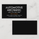 Simple Bold Auto Mechanic Business Card | Zazzle