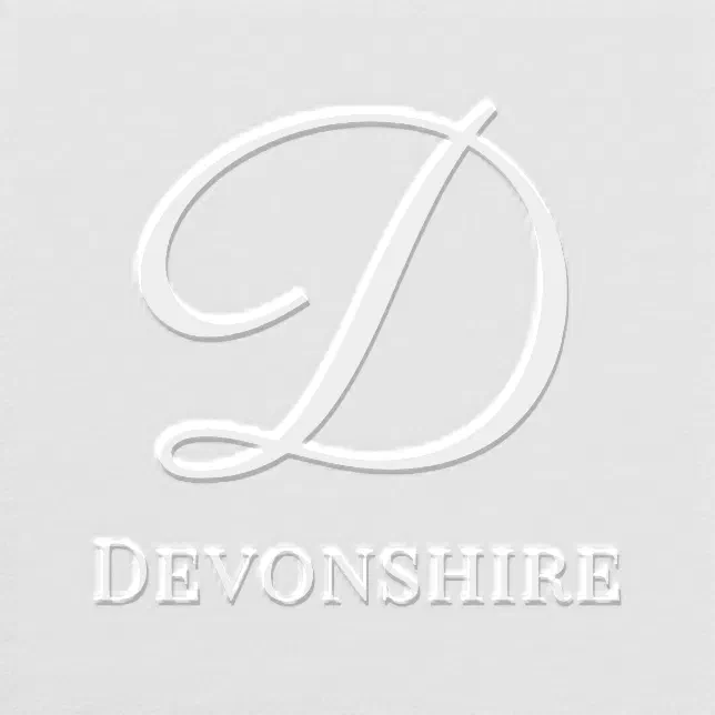 Simple Bold Single Initial Monogram Name #8NL Embosser | Zazzle