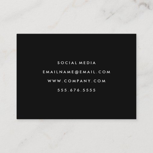 Simple Bold Text with Stripes Business Card | Zazzle