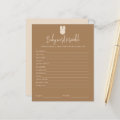 Simple bunny Baby Word Scramble | Baby Shower Game | Zazzle